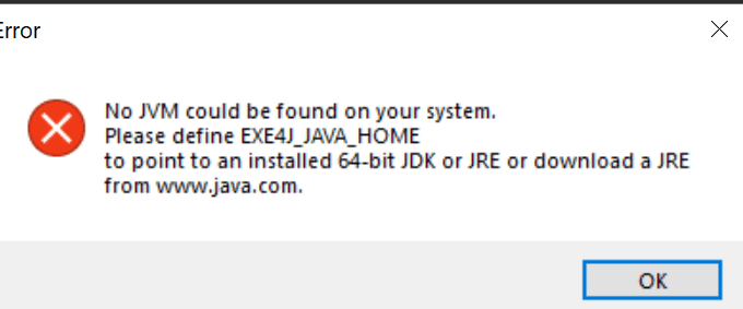 求救(整左勁耐) please define exe4j_java_home error - 軟件台 - 香港高登討論區