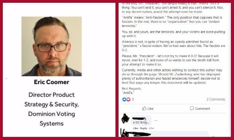 Dominion高層Eric Commer已供認出同謀共犯 司法部長即將發表講話 - 時事台 - 香港高登討論區