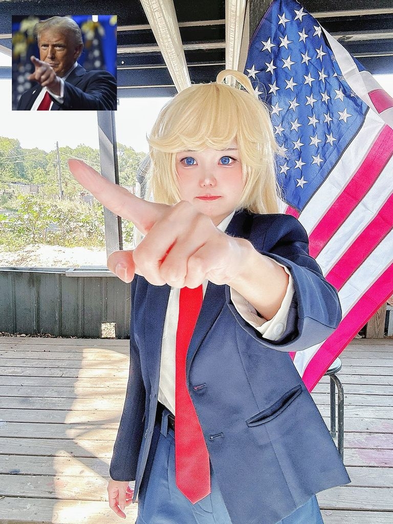 川普 特朗普Donald John Trump娘化女體化Cosplay - 時事台 - 香港高登討論區