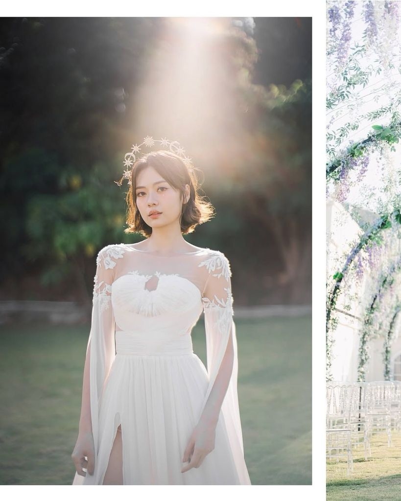 [A0]游嘉欣IG晒開衩婚紗「婚照」大Show白滑長腿 網民均送上祝福 - 娛樂台 - 香港高登討論區